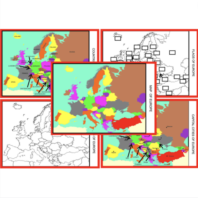 Montessori Europe Geography Maps – Rumi Montessori