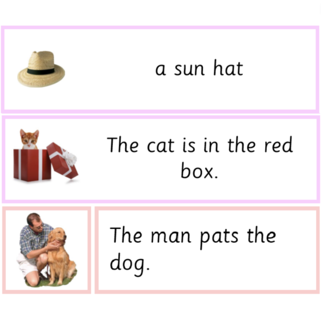 Montessori Pink Series 42 Phrases and Sentences – Rumi Montessori
