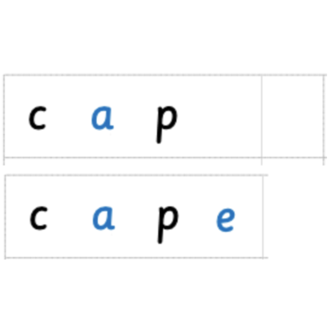 Montessori Green Series 40 Magic-e Flip Cards – Rumi Montessori